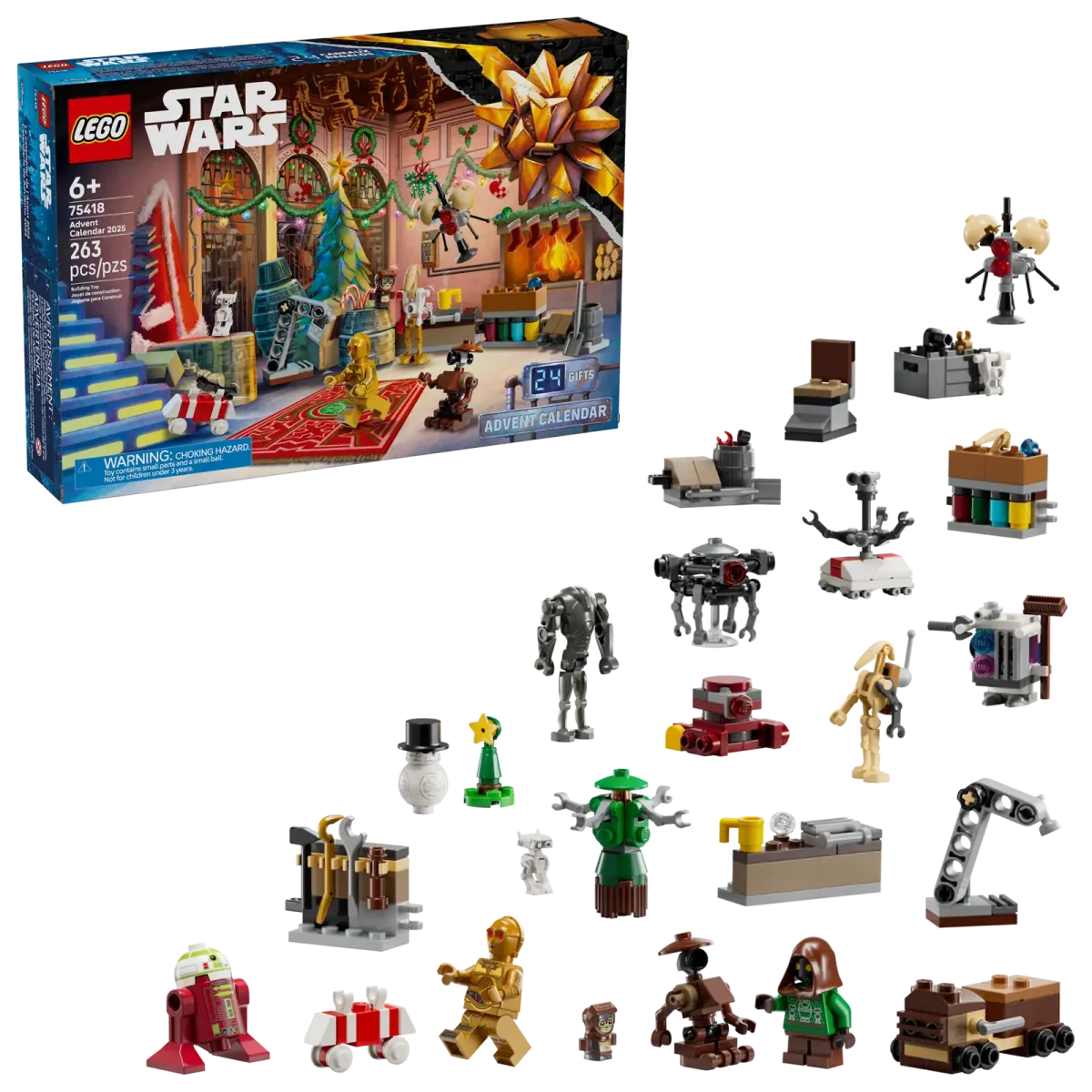 LEGO Star Wars Julekalender 2025 (75418) - LEGO® TEMA - Klodsbiksen.dk