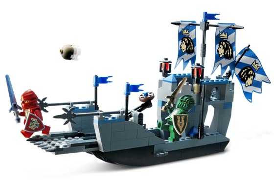 8801 - Knights Attack Barge - LEGO® Tema - Klodsbiksen.dk